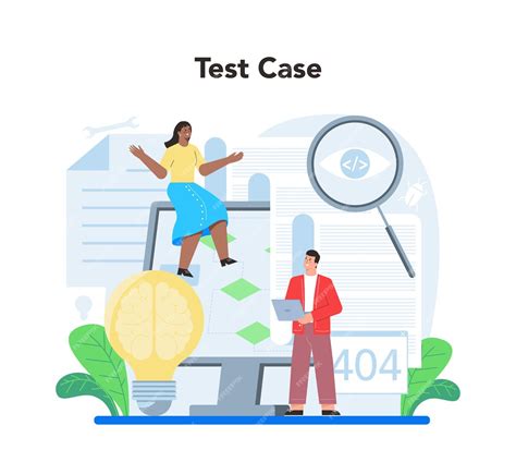 Free Vector Software Testing Concept Application Or Website Code Test