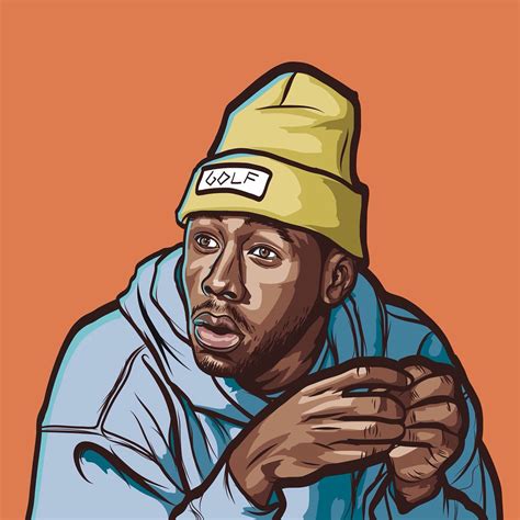 Tyler The Creator On Behance Cartoon Art Rapper Art Hip Hop Artwork