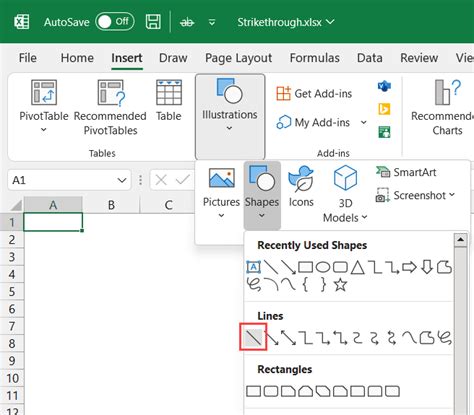 How To Strikethrough In Excel Ways Shortcuts Spreadsheet Planet