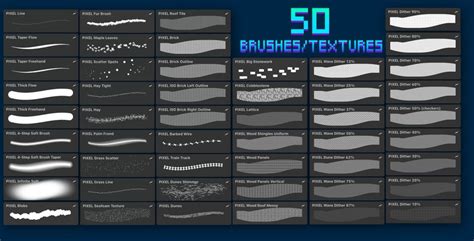 Pixel Art Procreate Brush Pack Etsy