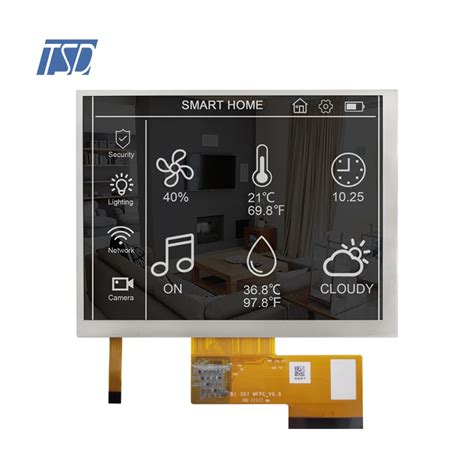 5 7 Inch 640x480 Sunlight Readable 1000nits High Brightness Spi Rgb24 Bit Mipi Interface Ips