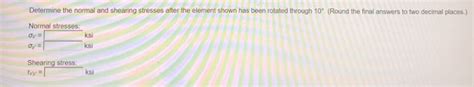 solved solve the following problems using mohr s circle