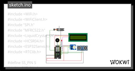 Simulasi Sistem Parkir Copy Wokwi Esp32 Stm32 Arduino Simulator