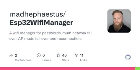 GitHub Madhephaestus Esp WifiManager A Wifi Manager For Passwords Multi Network Fail Over