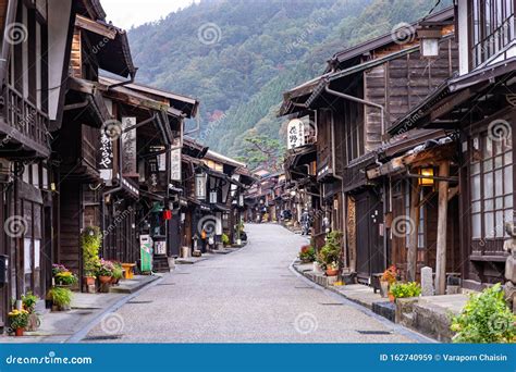 Narai Narai Juku On The Nakasendo Trail Nagano Prefecture Japan