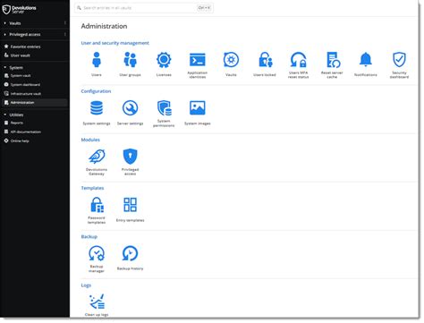 administration devolutions documentation
