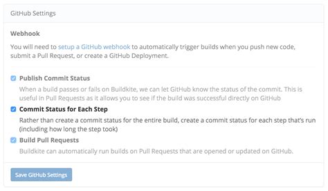 watching your per step build updates live in github buildkite