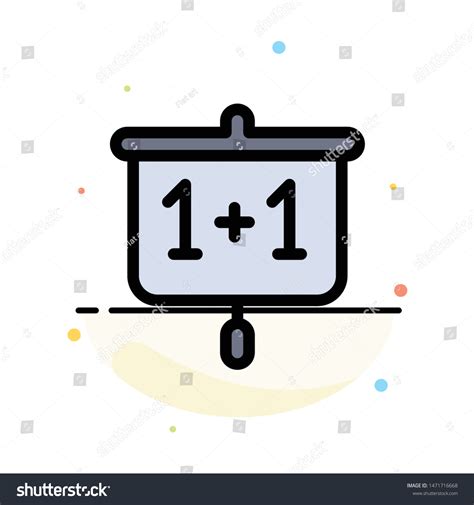 Chart Education Presentation School Abstract Flat Stock Vector Royalty Free 1471716668