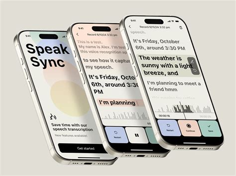 Voice Recognition App By Ronas It Ui Ux Team On Dribbble