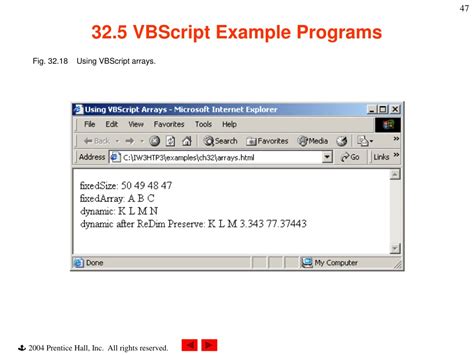 Ppt Chapter 32 Vbscript Powerpoint Presentation Free Download Id