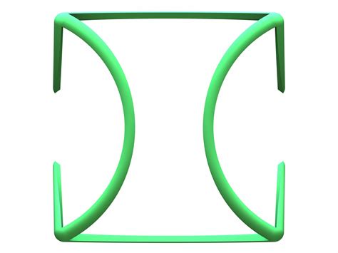Wireframe Shape Geometric Twisted Cube 3d Model By Mranycad