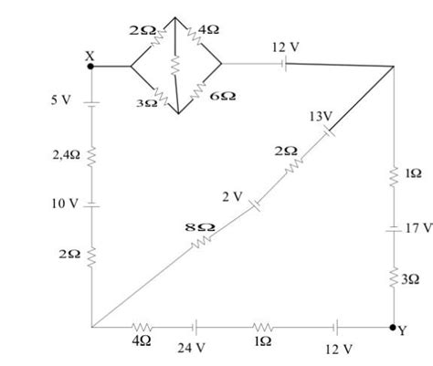 Solved Find Voltage XY Chegg Com