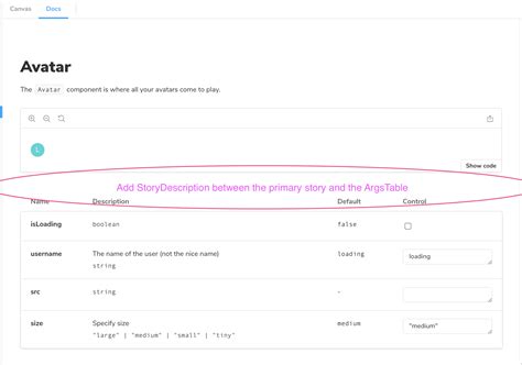 Addon Docs StoryDescription Is Not Shown For First Story