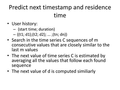 Ppt Spatial Temporal Models In Location Prediction Powerpoint