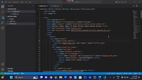 Video Ravindra Supe On Linkedin Task2 Html Css Vscode Webdevelopment Internship