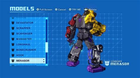 Transformers Devastation Every Character Model And Transformation