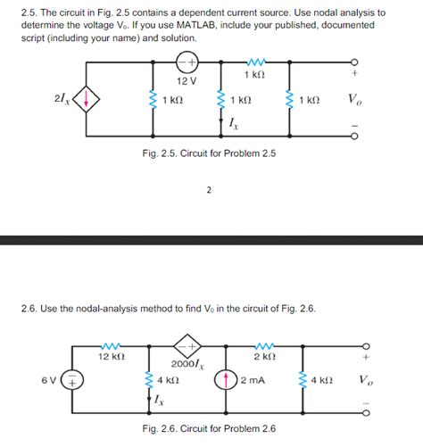 Solved 25 The Circuit In Fig 25 Contains A Dependent