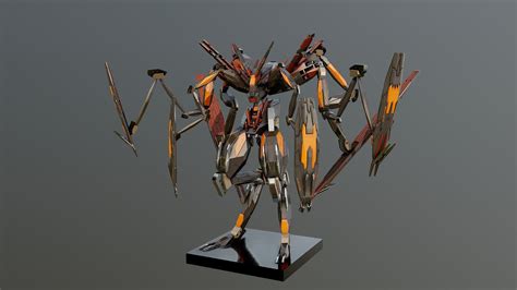 Procedural Hard Surface Modeling Test 11004 3d Model By Asaito