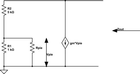 analog calculating output impedance of vbe multiplier electrical