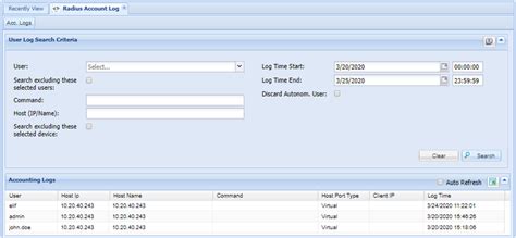 Radius Account Logs Single Connect Reference Guide