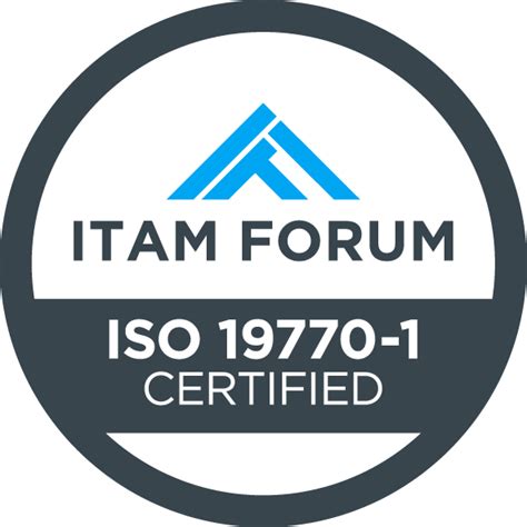 ISO IEC 19770 1 Certification Scheme ITAM Forum