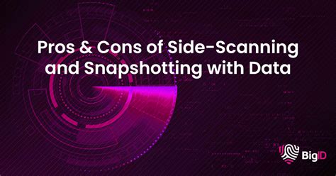 Pros And Cons Of Side Scanning And Snapshotting With Data Bigid