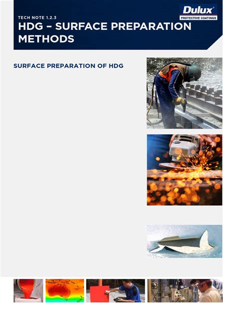 Hdg Surface Preparation Methods Pdf Corrosion Abrasive
