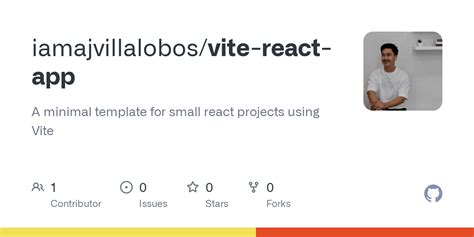 Github Iamajvillalobosvite React App A Minimal Template For Small