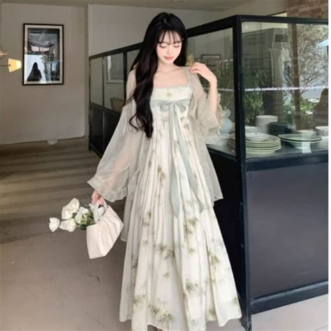 옥수수클로젯 당일출고여름원피스하객룩투피스봄신상 빅사이즈 쉬폰원피스 시스루 로브가디건 플라워 꽃 민소매 뷔스티에 롱드레스 20대 30대 봄 여름 민소매 나시 롱원피스