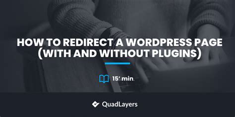 how to redirect a wordpress page with and without plugins