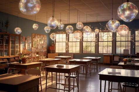 Premium Ai Image Lesson Luminary Illuminating The Classroom