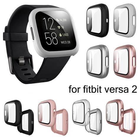 Volledige Cover Glas Case Voor Fitbit Versa 2 Hard Grandado