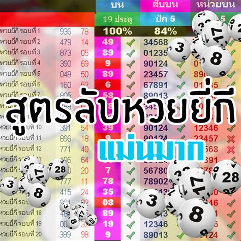 สูตรลับหวยยี่กี หวยออนไลน์ จับยี่กี ตีแตก เข้าทุกรอบ แม่นมาก Ctdrt Th