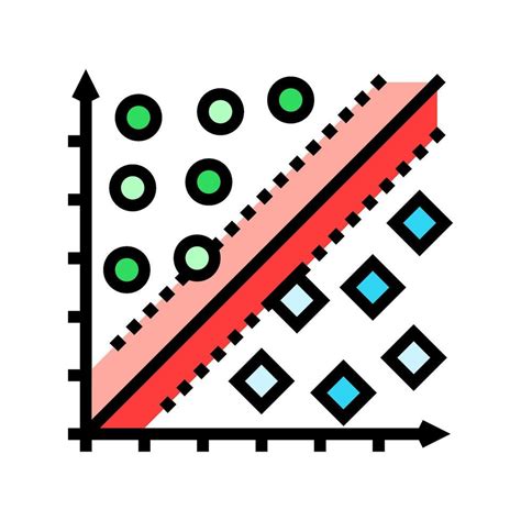 Support Machine Svm Color Icon Illustration 57813452 Vector Art At Vecteezy