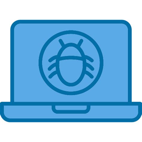 Bug Generic Blue Icon