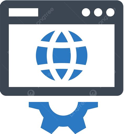 web development icon page design symbol vector page design symbol
