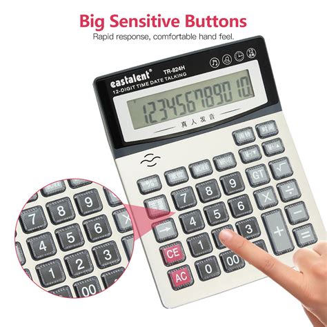 Desktop Electronic Calculator 12 Digit Large Lcd D Grandado