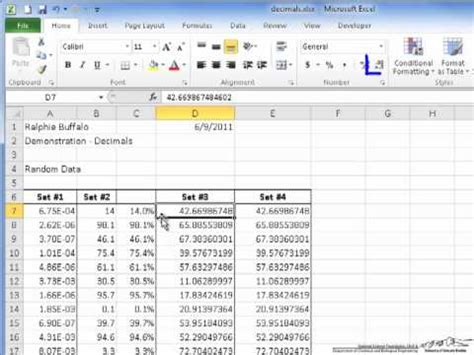 Formatting Numbers In Excel YouTube