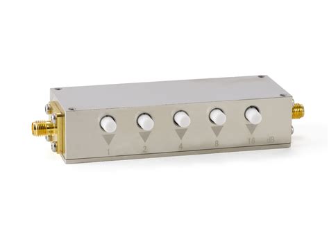 5W 3Ghz 0 30db SMA Type Step Attenuators Centron RF Microwave Components