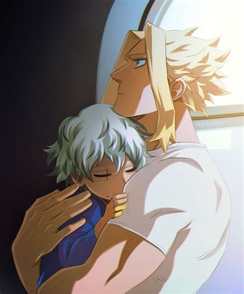 All Might Shigaraki Tomura And Yagi Toshinori Boku No Hero Academia Drawn By Trevo