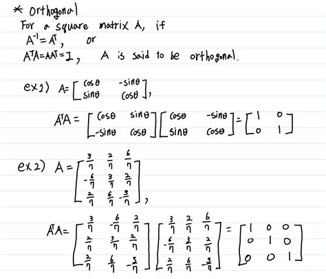 Orthogonal Matrix Uses At Paul Payne Blog