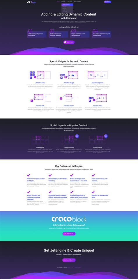 Jetengine Plugin For Elementor Behance