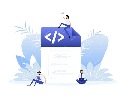 Premium Vector Computer Programming Or Developing Software Or Game Web Development Website Coding