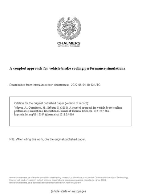 Fulltext Pdf Heat Transfer Computational Fluid Dynamics
