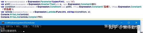 C 的λ表达式树 LambdaExpression 保姆级超详细简单入门教程 知乎