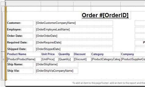 Code On Time Sample Applications Order Form Report Multi Level Grouping