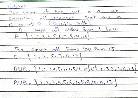 Solved Let A Be The Set Of Integers 1 Through 10 And B The Set Of