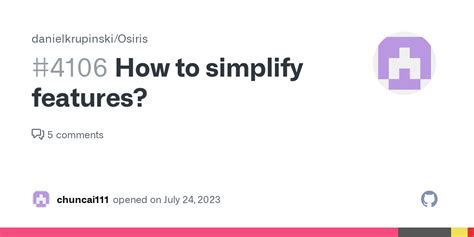 How To Simplify Features · Issue 4106 · Danielkrupinski Osiris · Github