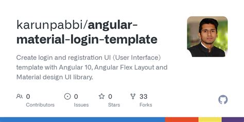 Github Karunpabbi Angular Material Login Template Create Login And Registration Ui User