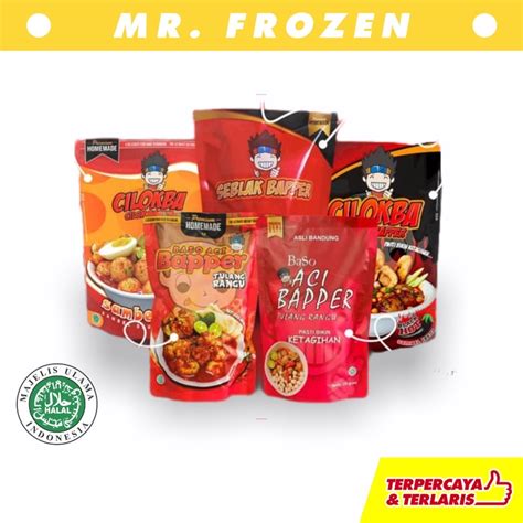 Jual Baso Aci Bapper Tulang Rangu Premium Cilokba Bapper Seblak Bapper